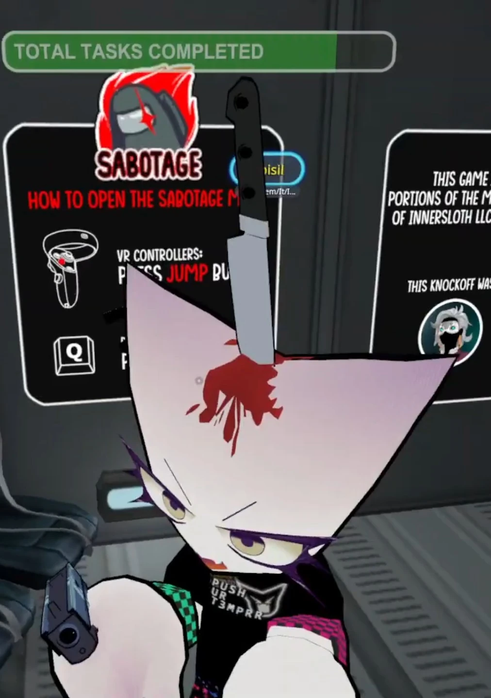 Local Token figures out they have a gun, immediately points it at ...