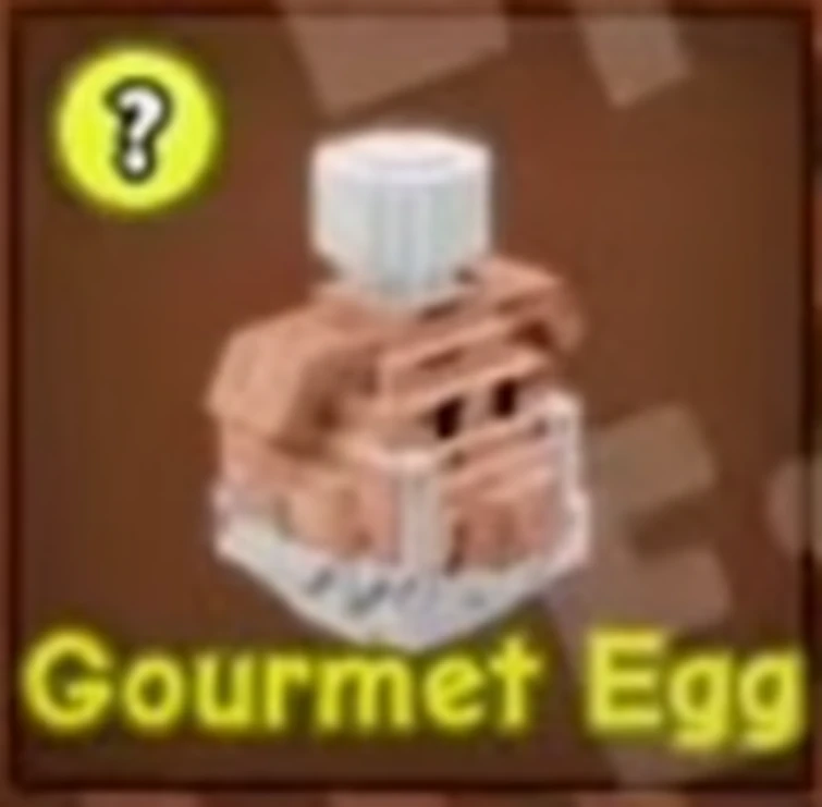 Here's what the Gourmet Egg looks like btw | Fandom