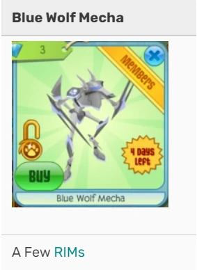 Arctic wolf and Blue wolf Mecha | Fandom