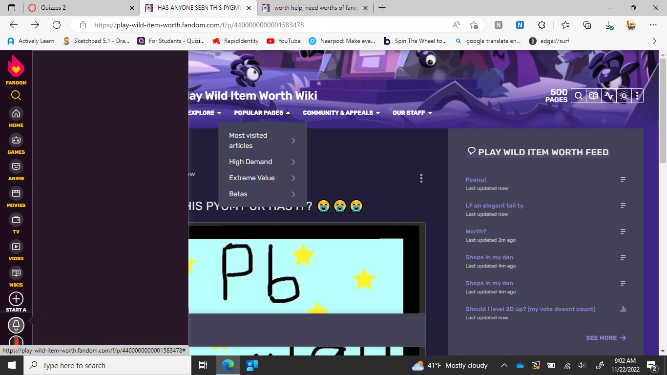 are the notifications broken for anyone else? | Fandom