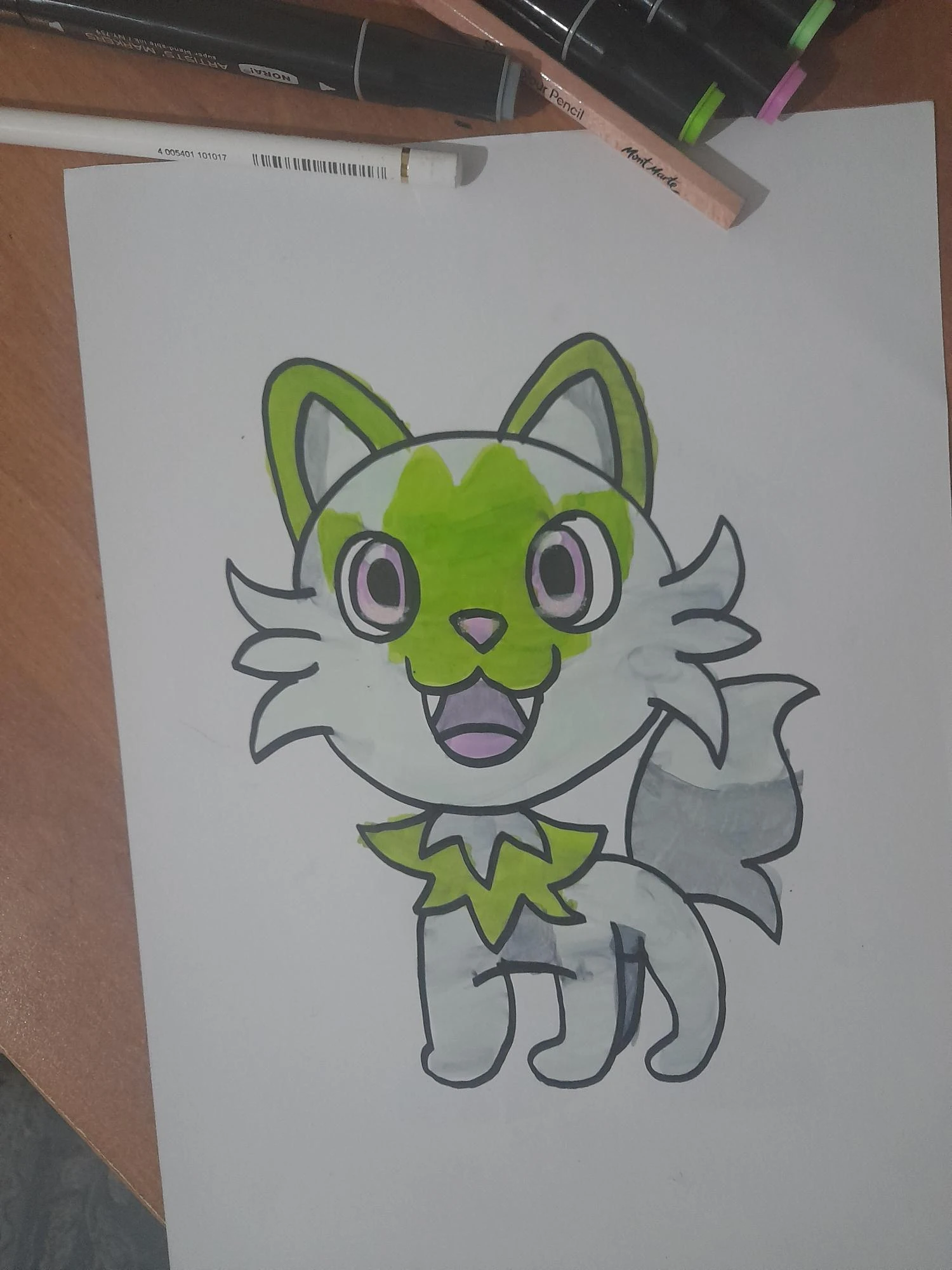 My drawing of Sprigatito | Fandom
