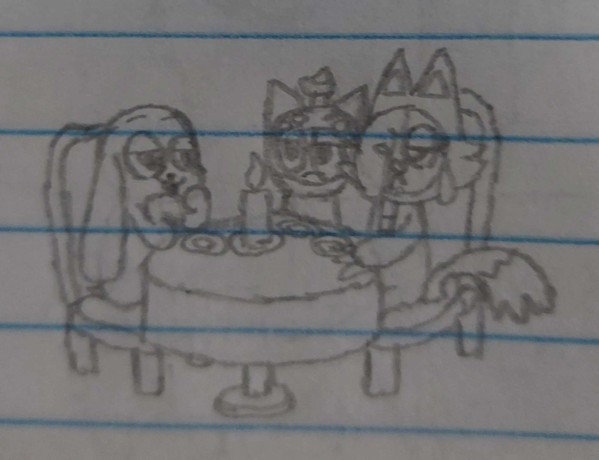 "So, have you two known each other long?" (Chikn x Chee x Cofi redraw ...