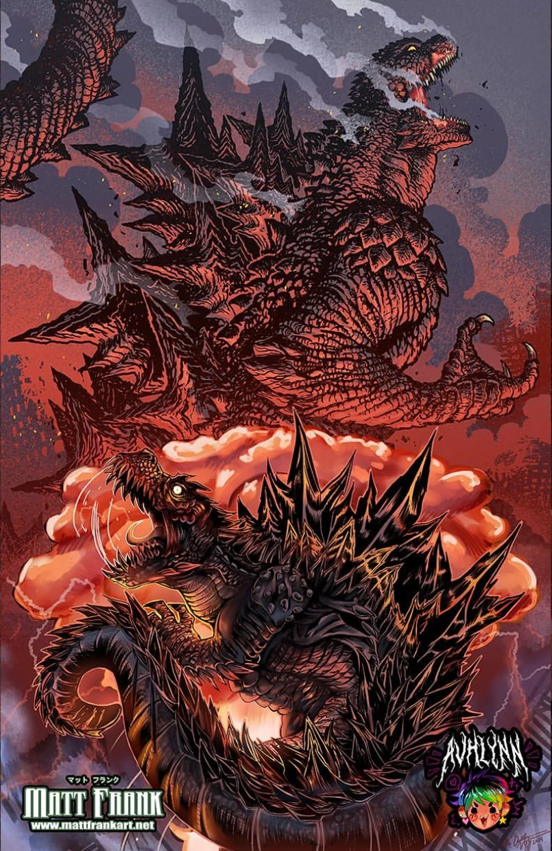 Godzilla Minus One Art by Matt Frank and Avhlynn🦖☢️ | Fandom