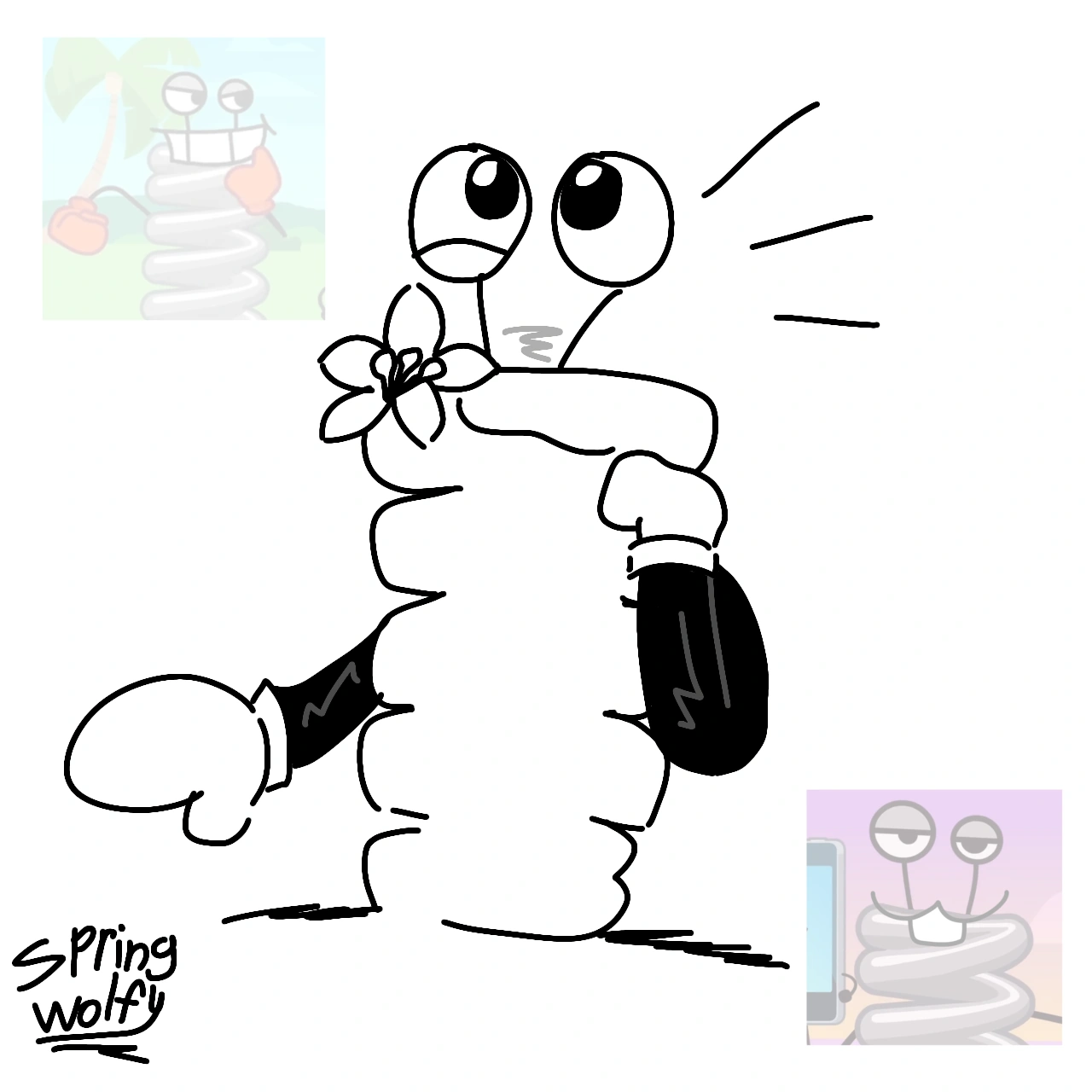 I made this Springy Doodle yesterday !! | Fandom