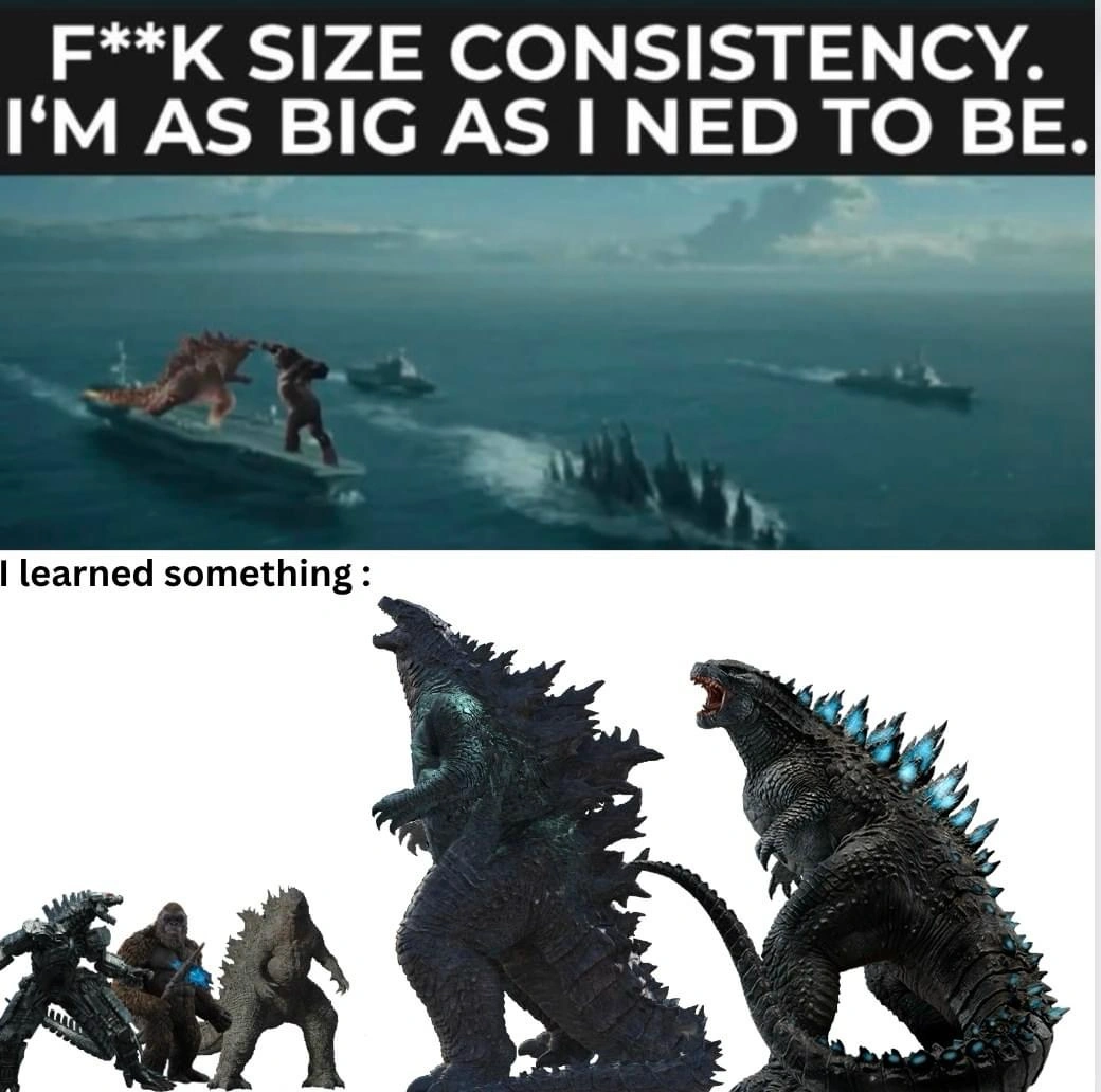 Is it true that Godzilla’s size varies often? Is there anything ...