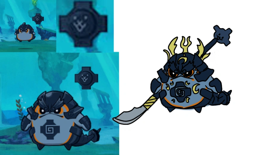 i drew Tekachi a true form | Fandom