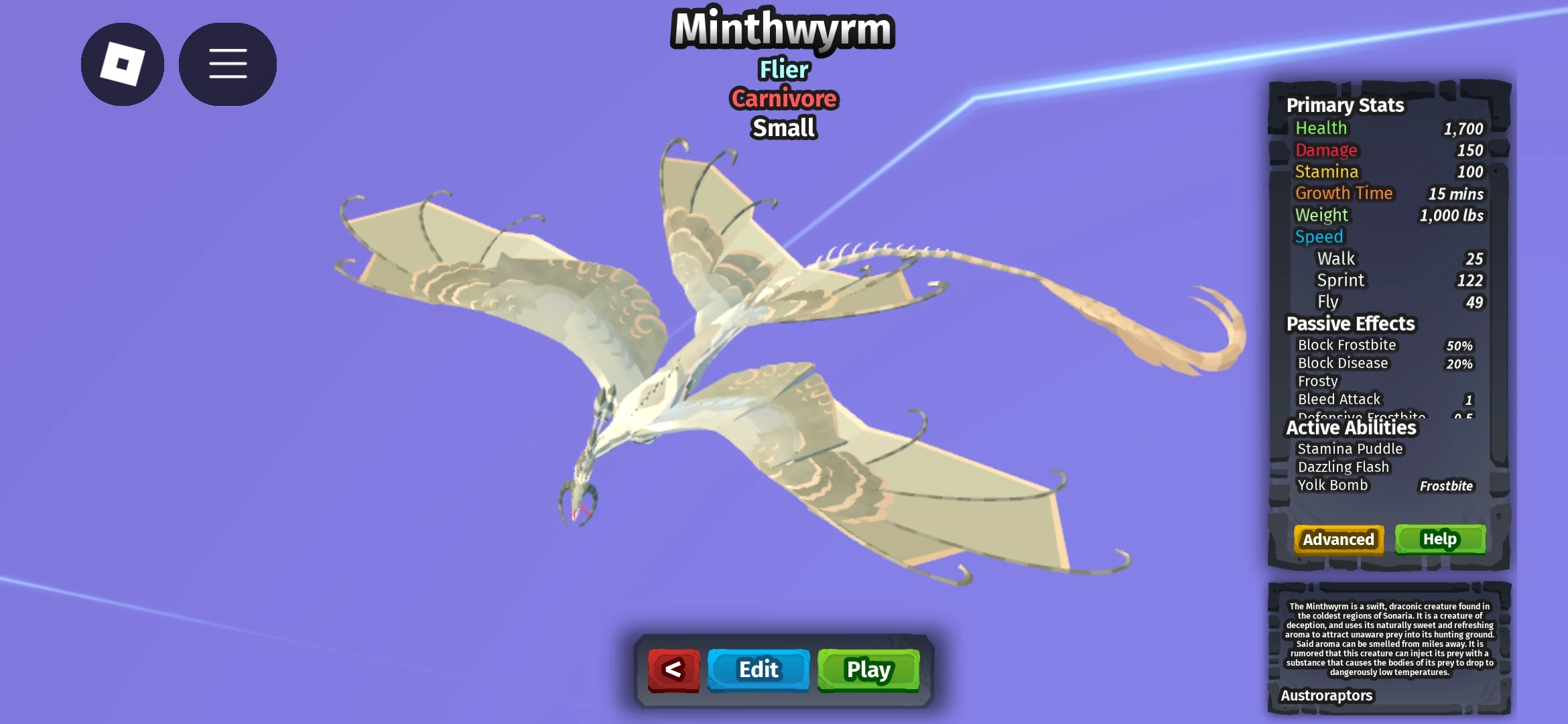First time making a skin on Minthwyrm, very hard, but I like how it ...