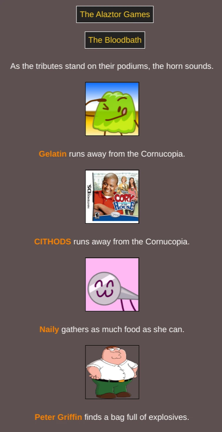 The Alaztor Games: Episode 1: RIPBOZOS | Fandom