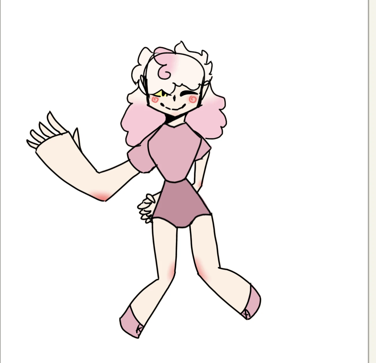 Character design of Strawberry- as a human | Fandom