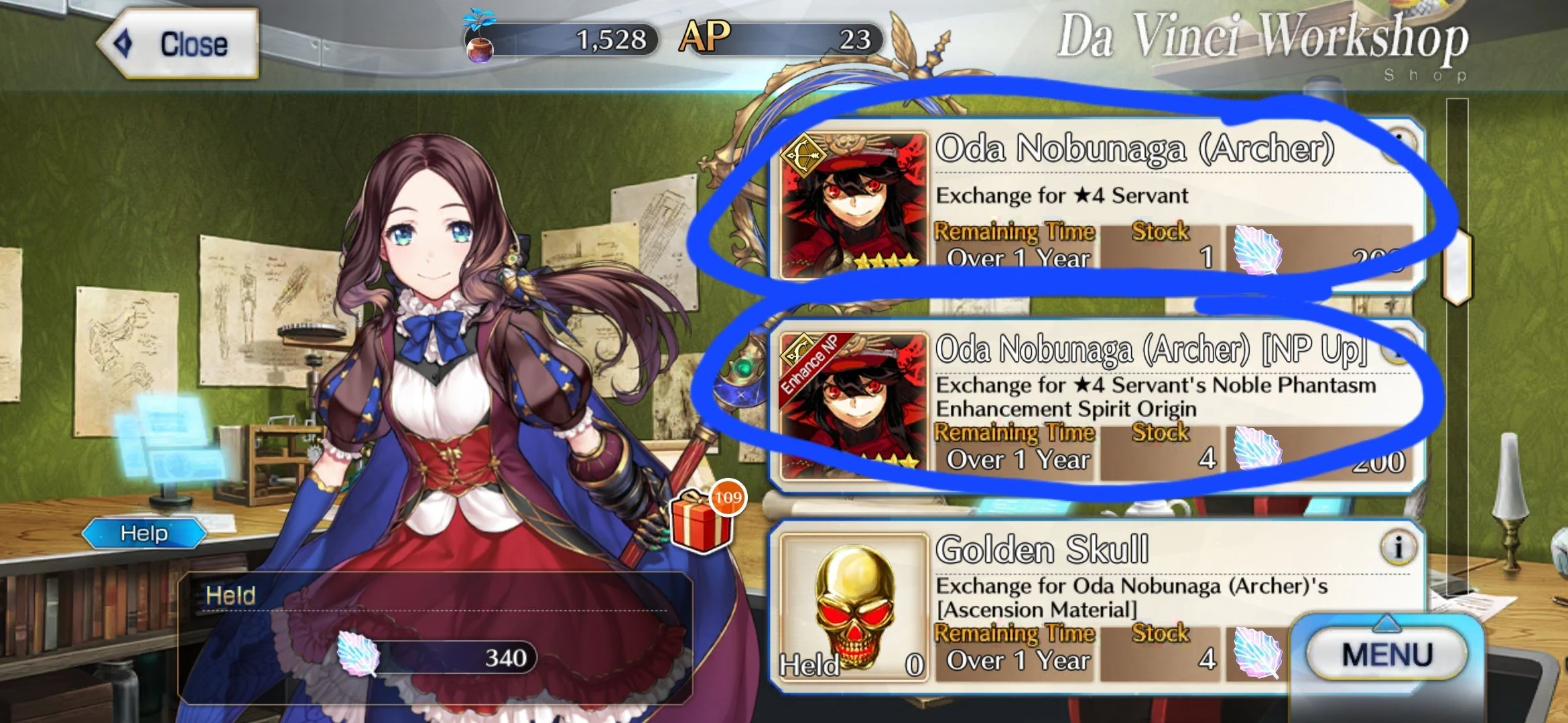 Servant coins for those items? | Fandom