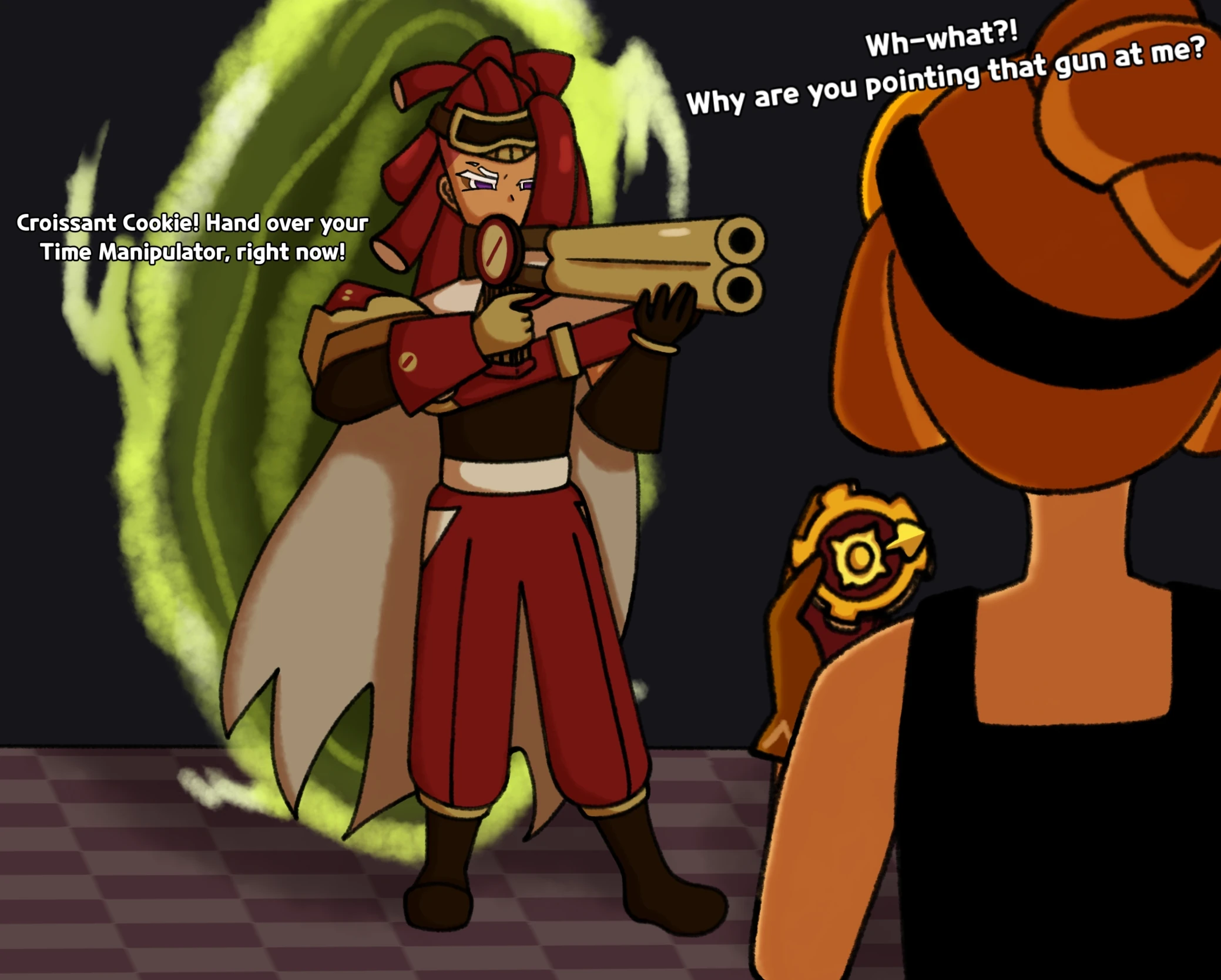 String Gummy Cookie Fanart (featuring Croissant Cookie) | Fandom