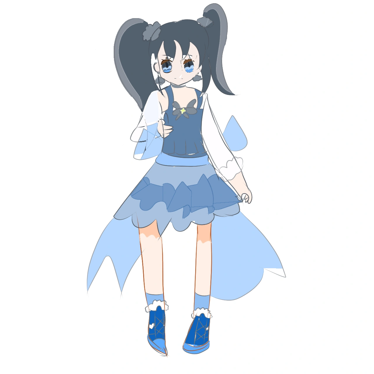 Cure Turbulence redesign I changed her colour | Fandom