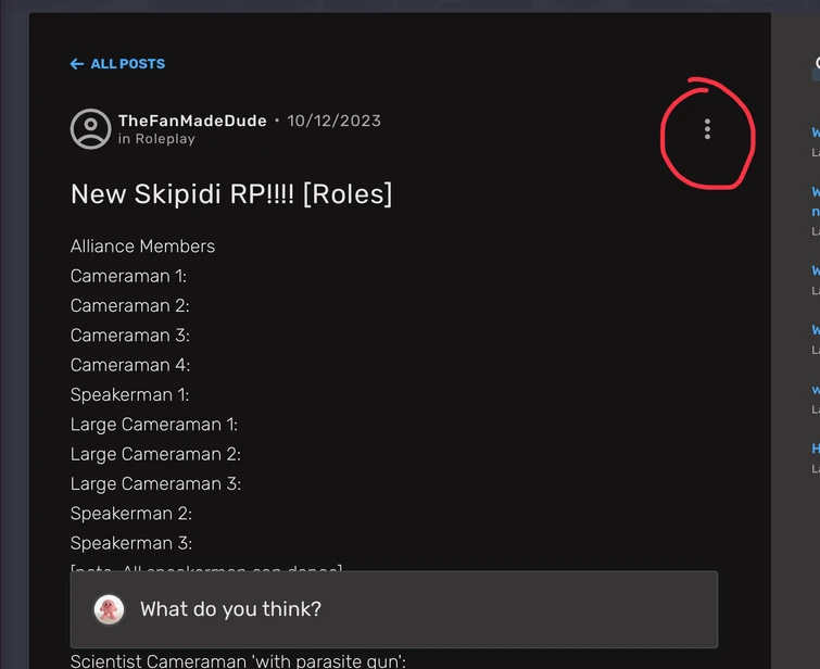 New Skipidi RP!!!! [Roles] | Fandom