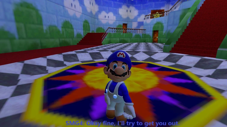 Mario Gets His Head Stuck In The Wall | Fandom