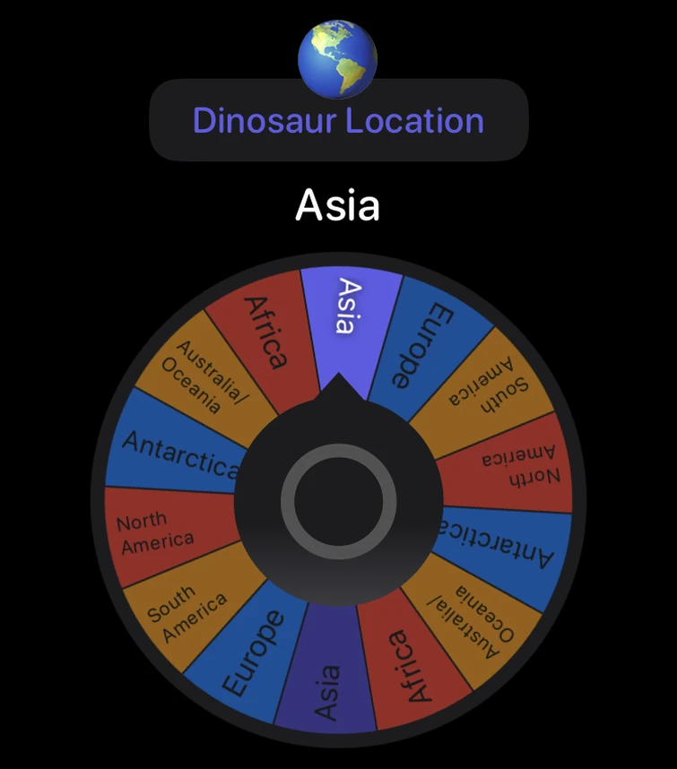 A random Dinosaur generator wheel I made | Fandom