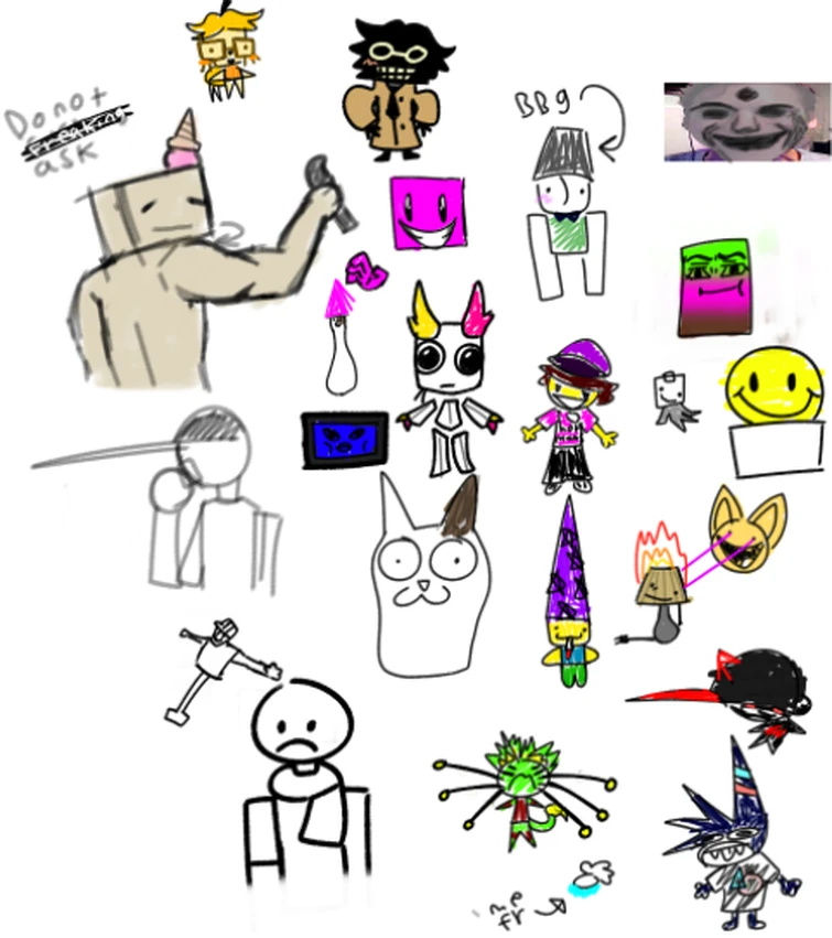 attempted to draw npcs from memory | Fandom