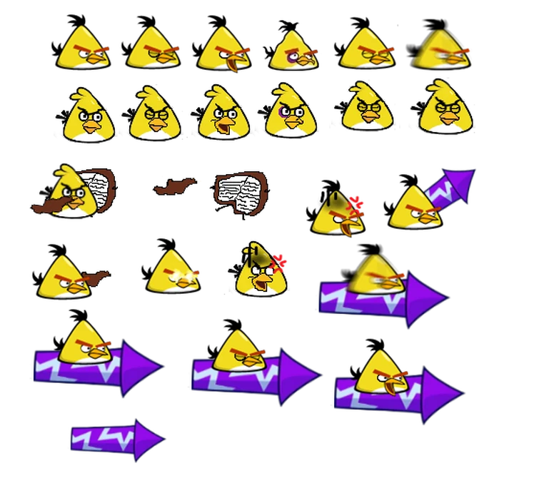 UL Chuck, Blue and Striped Bird Updated sprites N' Lore | Fandom