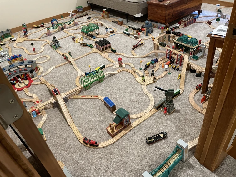 My Wooden Railway layout! | Fandom