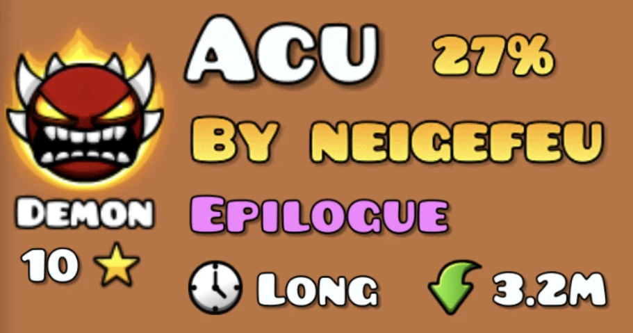 ACU 27% [EXTREME DEMON] | Fandom