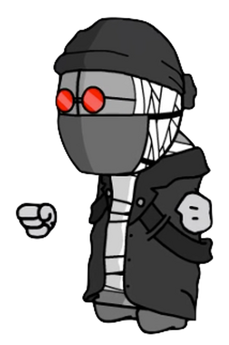 Madness Combat Hank (1-6) transparent render png thingies | Fandom