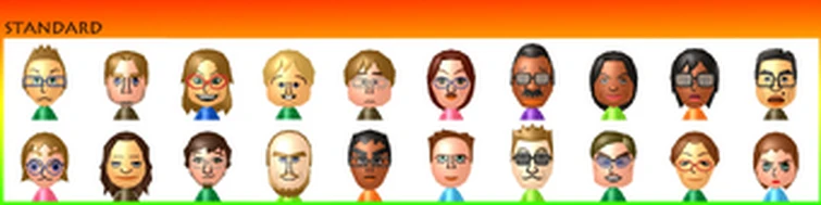 Rank all the 42 Standard Miis from Worst to Best | Fandom