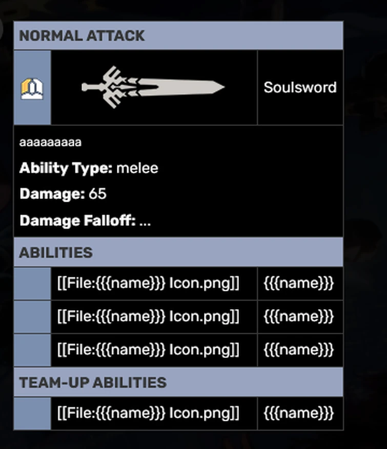 New skill template | Fandom