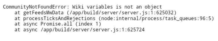What is this error and where this occurs | Fandom