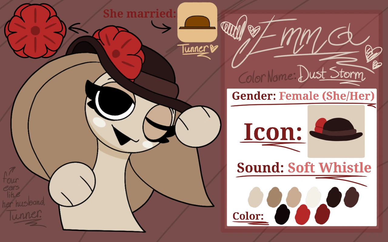 New ref sheet for Emma!! (A gorgeous wife of Tunner) | Fandom