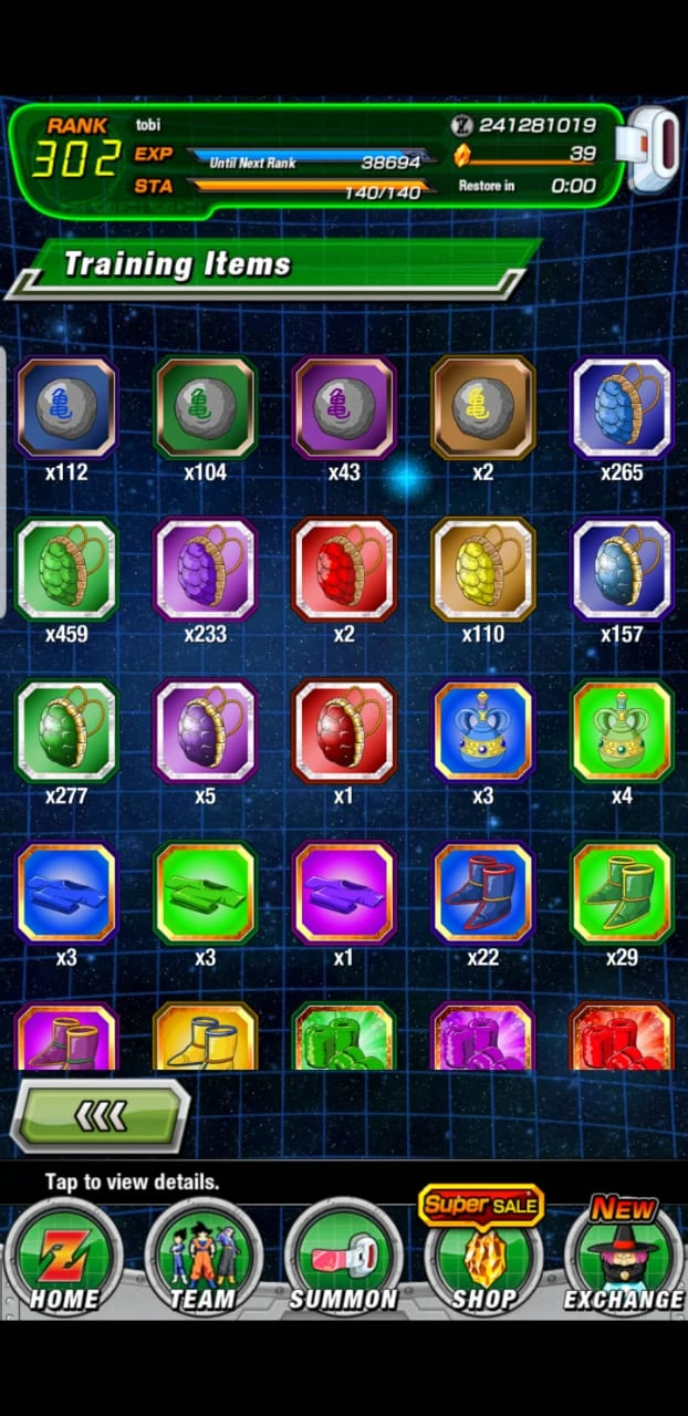 training items | Fandom
