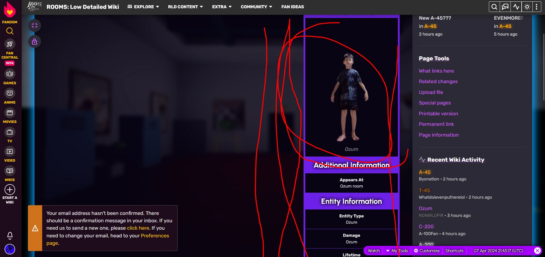 This entity has to be made by some Kid | Fandom