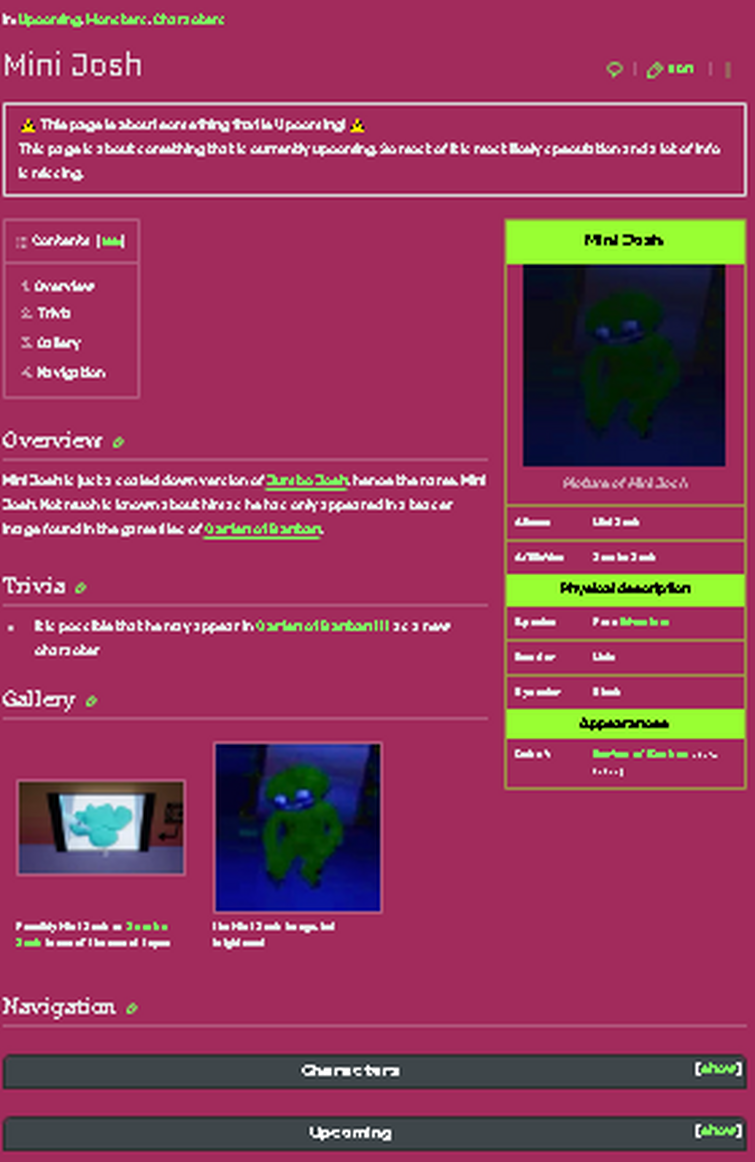 Mini Josh 2022 - 2023 | Fandom