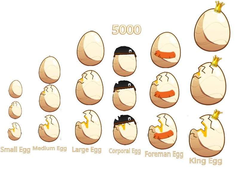 King Pig Mode: Egg Sprites (Toons styled) | Fandom