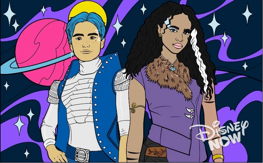 I colored A-Spen & Willa Lykensen in Z-O-M-B-I-E-S 3! | Fandom