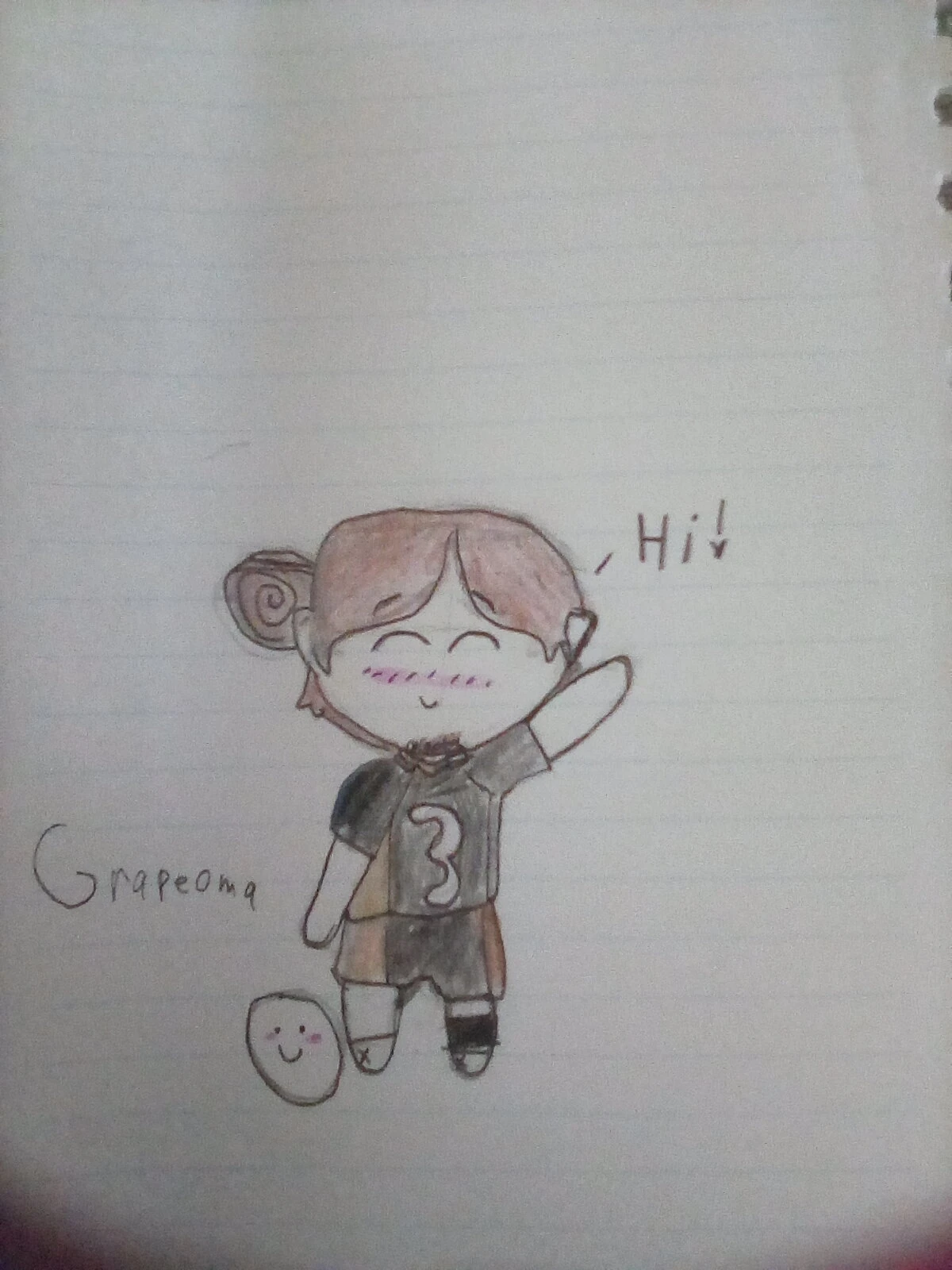 An Asahi chibi that I made :)) (I didn't do so hot with the rest of the ...