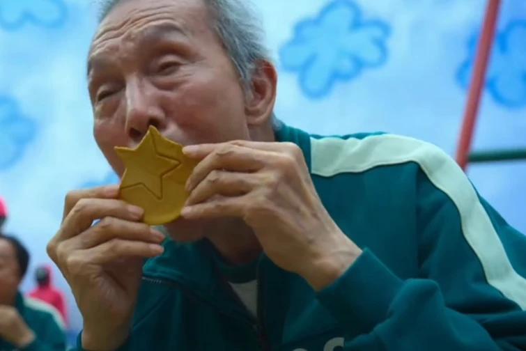 001 licking his dalgona | Fandom