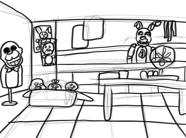 Five Nights Freddy 3 Coloring Pages