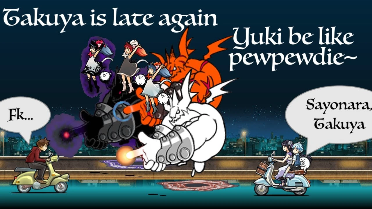 Yuki in The Battle Cats Game | Fandom