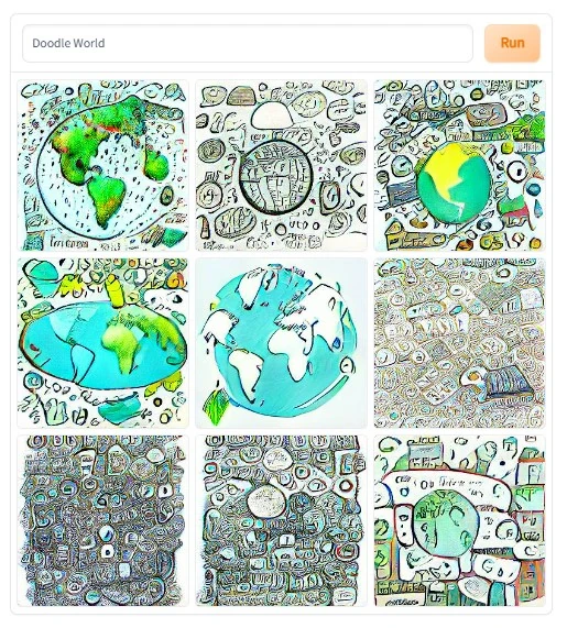 Putting Doodle World through AI art generator. | Fandom