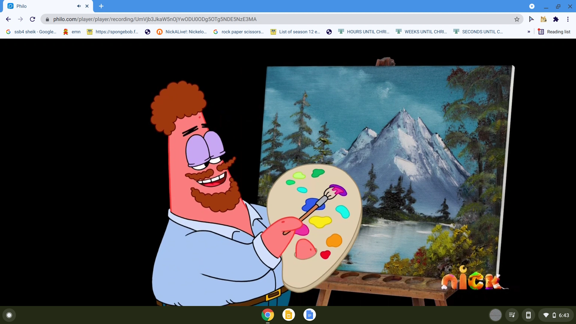 Patrick Star as Bob Ross | Fandom