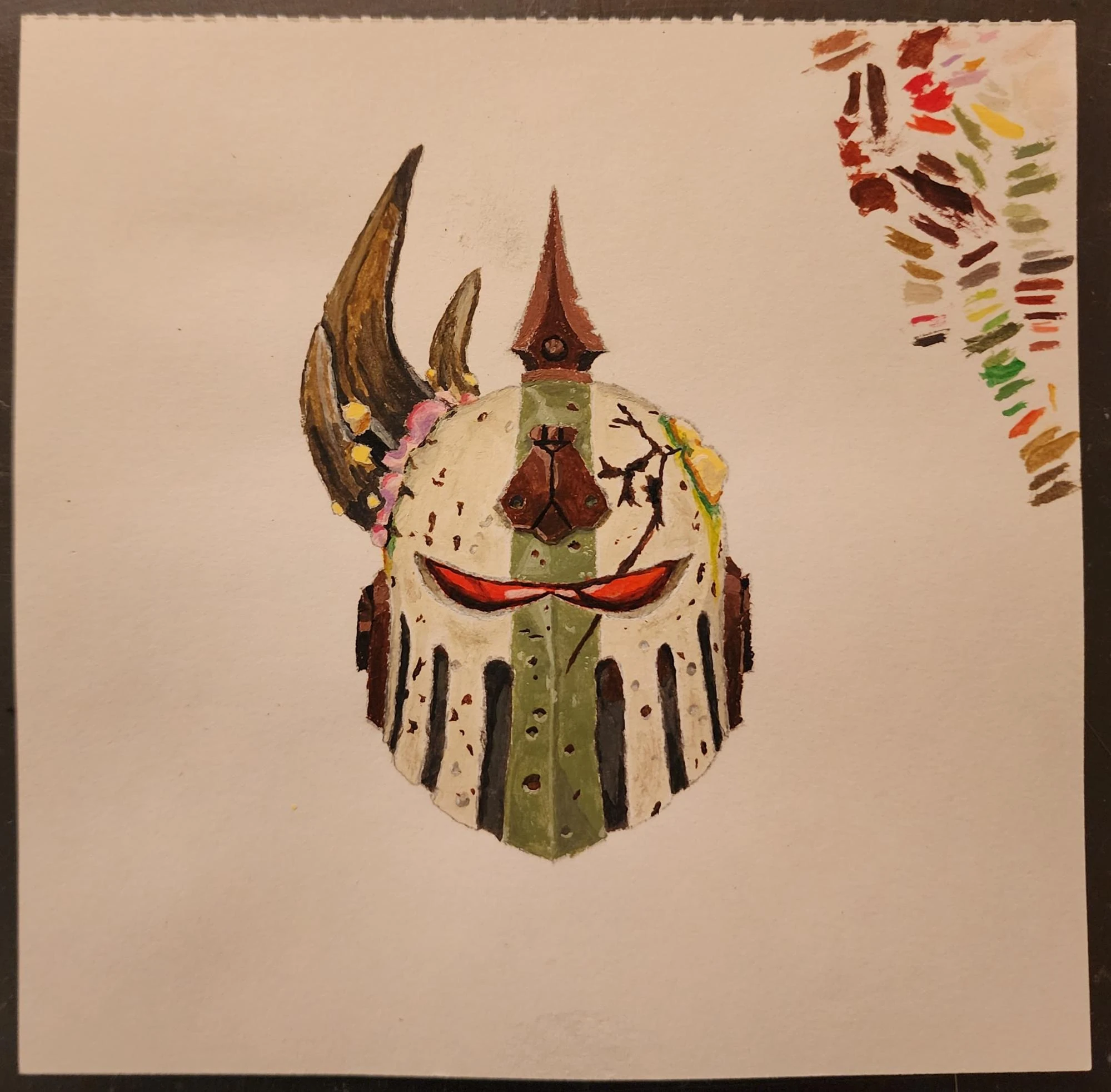 I painted a death guard helmet | Fandom