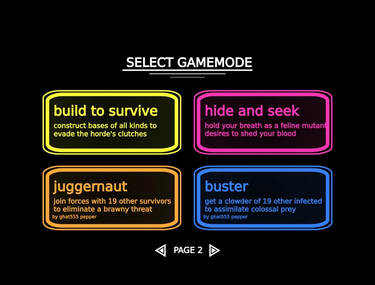 ov! gamemodes pages 2-3 + custom infection faces | Fandom