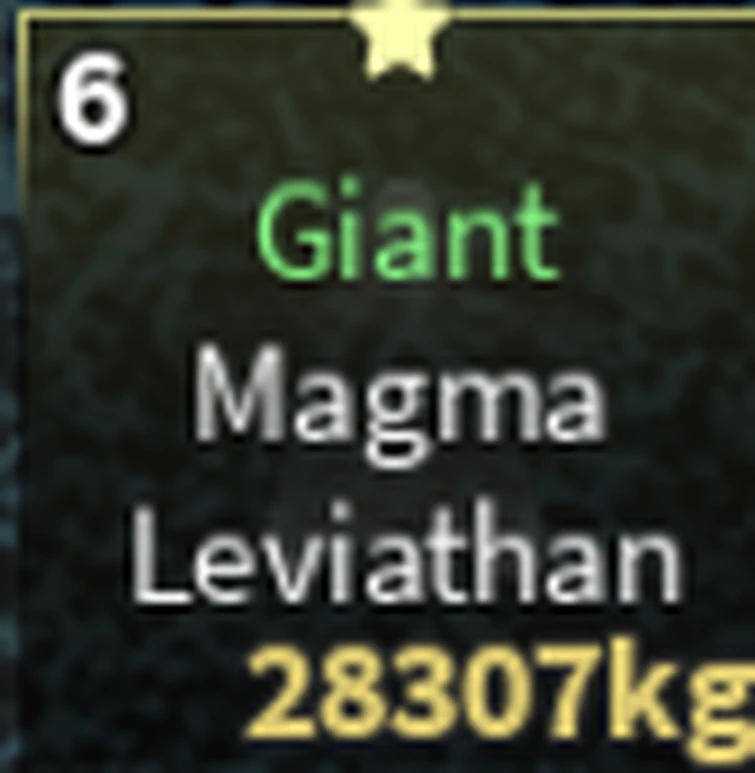BIGGEST MAGMA LEVITHAN NOT APPARISED AND CAUGHT WITH CHAMPION ROD ONLY ...