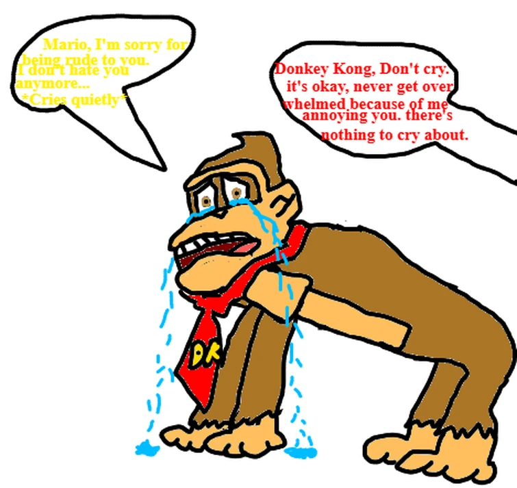 Donkey Kong's apology for being rude to Mario in the Mario Movie | Fandom