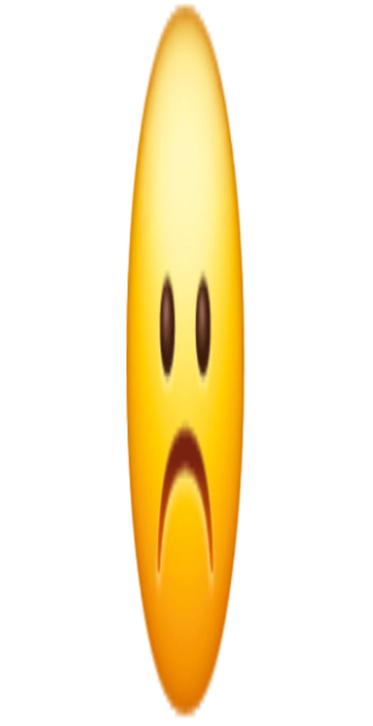 does anybody have an image of a stretched long face emoji | Fandom