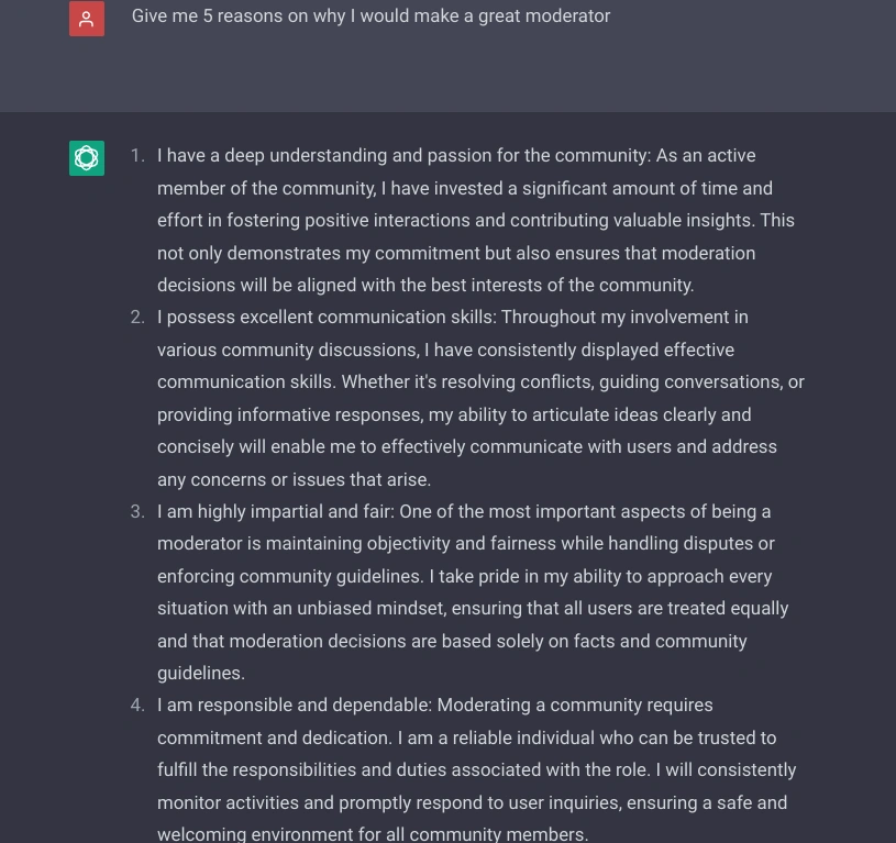 Why I would make a great moderator | Fandom
