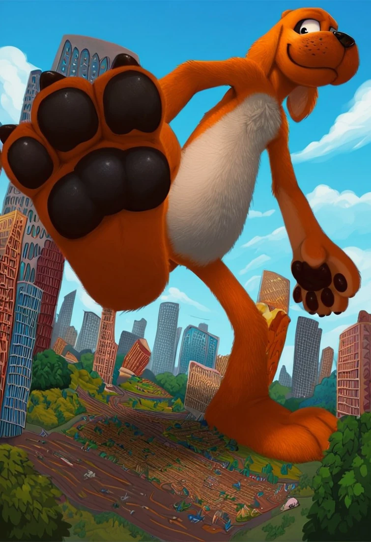 Colossal Paw Barker, but só so colossal that you think! Colossal Paw ...