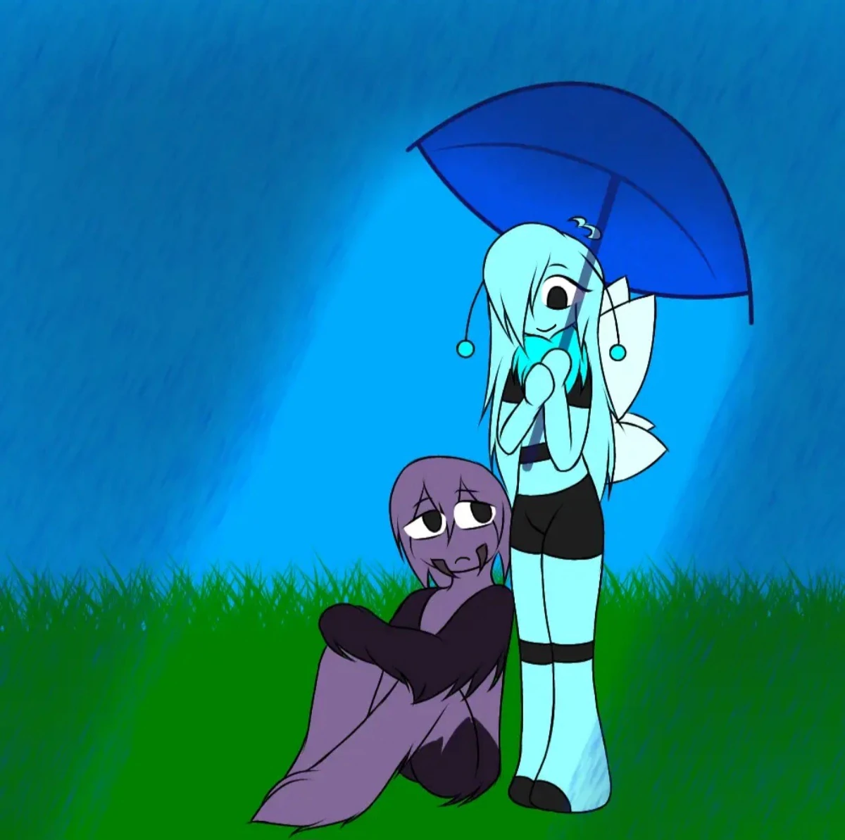 Flutter bee in the rain with her boyfriend | Fandom