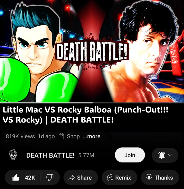 YouTube styled Death Battle thumbnail dump | Fandom