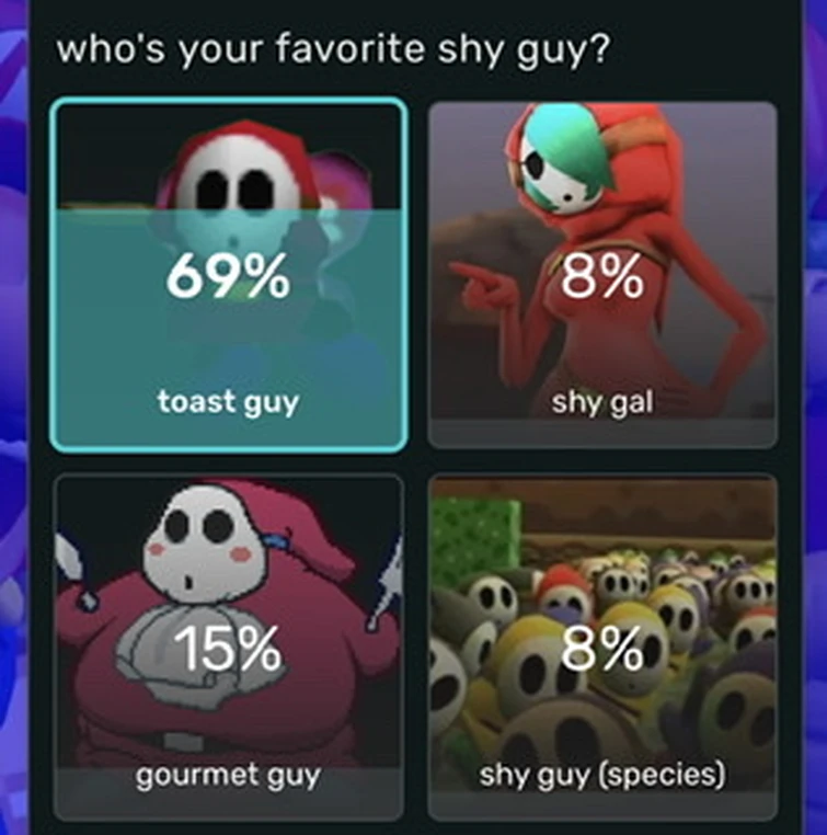 who's your favorite shy guy? | Fandom