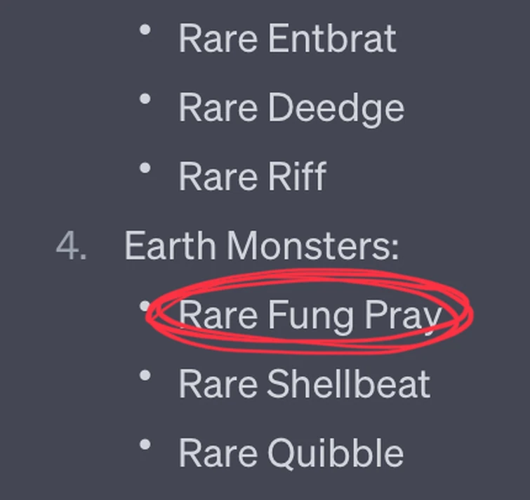 Ah, yes, my favourite Earth monster, Fung Pray. | Fandom
